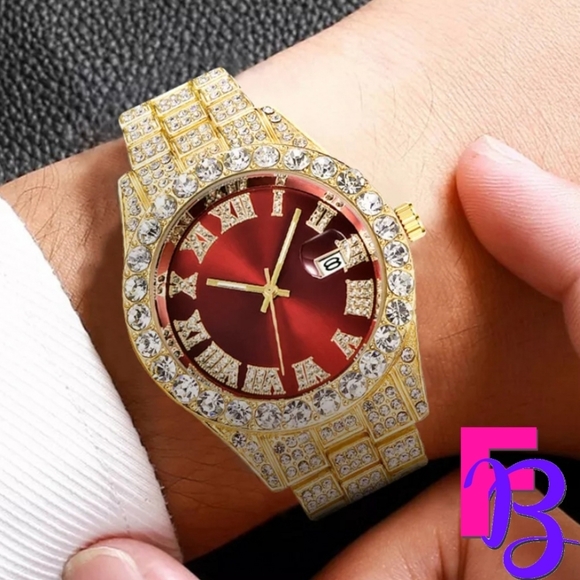 Urban Legend | Accessories | New Icey Mens Gold Watch | Poshmark